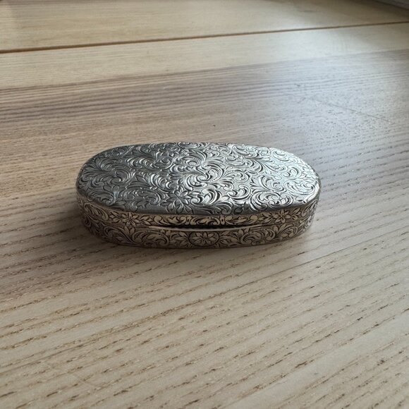 Makeup | Antique Sterling Silver 565 Compact Makeup Case Gw 935 Stamp ...